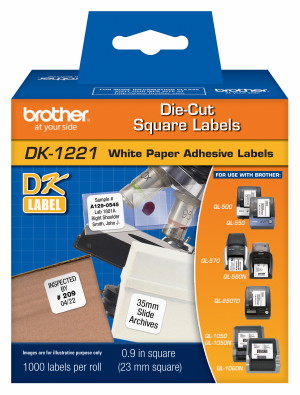 Etiquetas BROTHER – Color blanco, Brother. Numero de parte: DK1221 ...